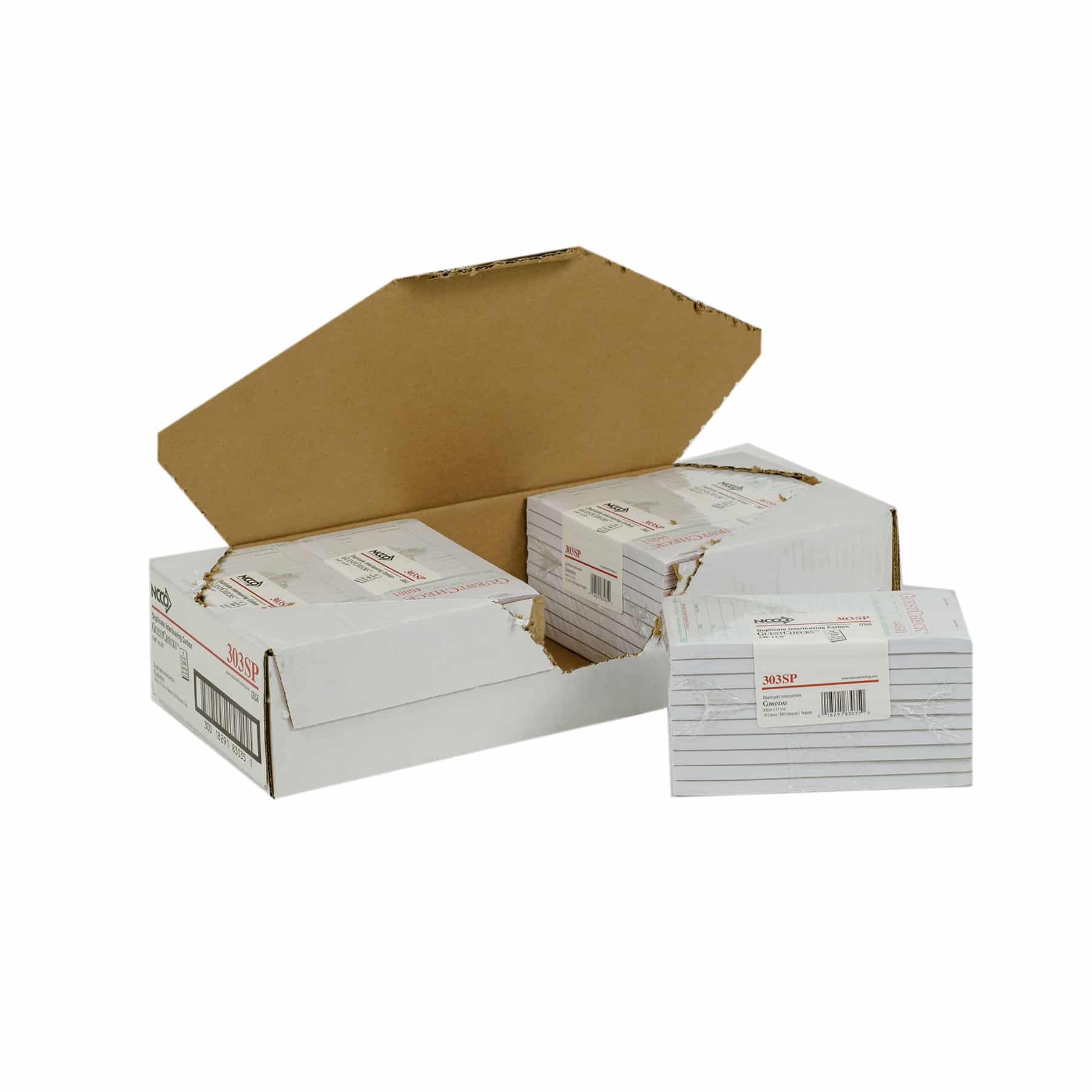 Spanish Medium Duplicate Carbon Guest Check - National Checking