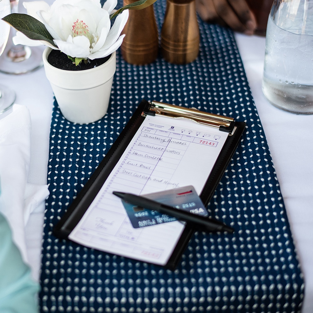 Large-Wide Two-Part Carbonless Guest Check - National Checking