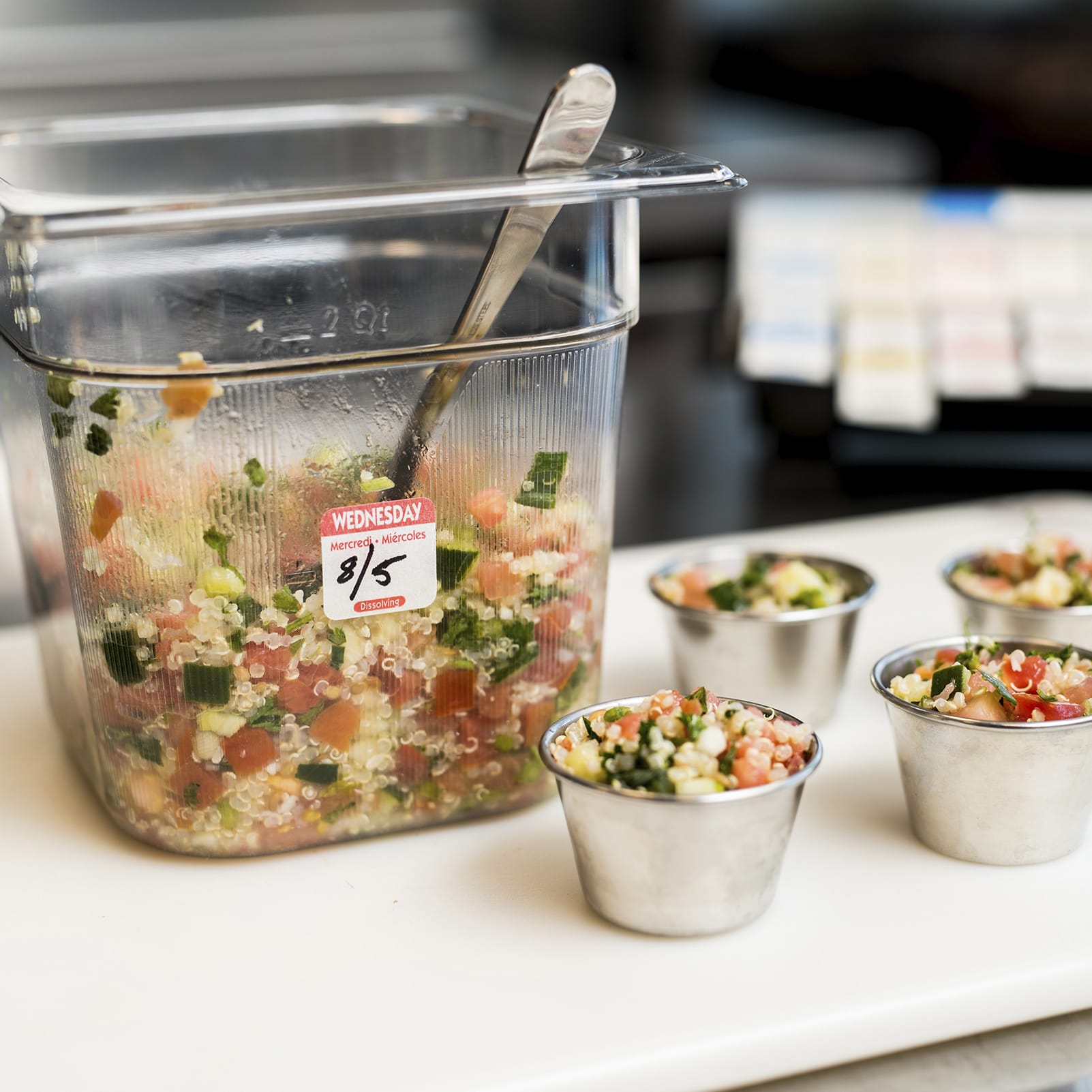 1" x 1" Dissolving Day of the Week Labels - National Checking