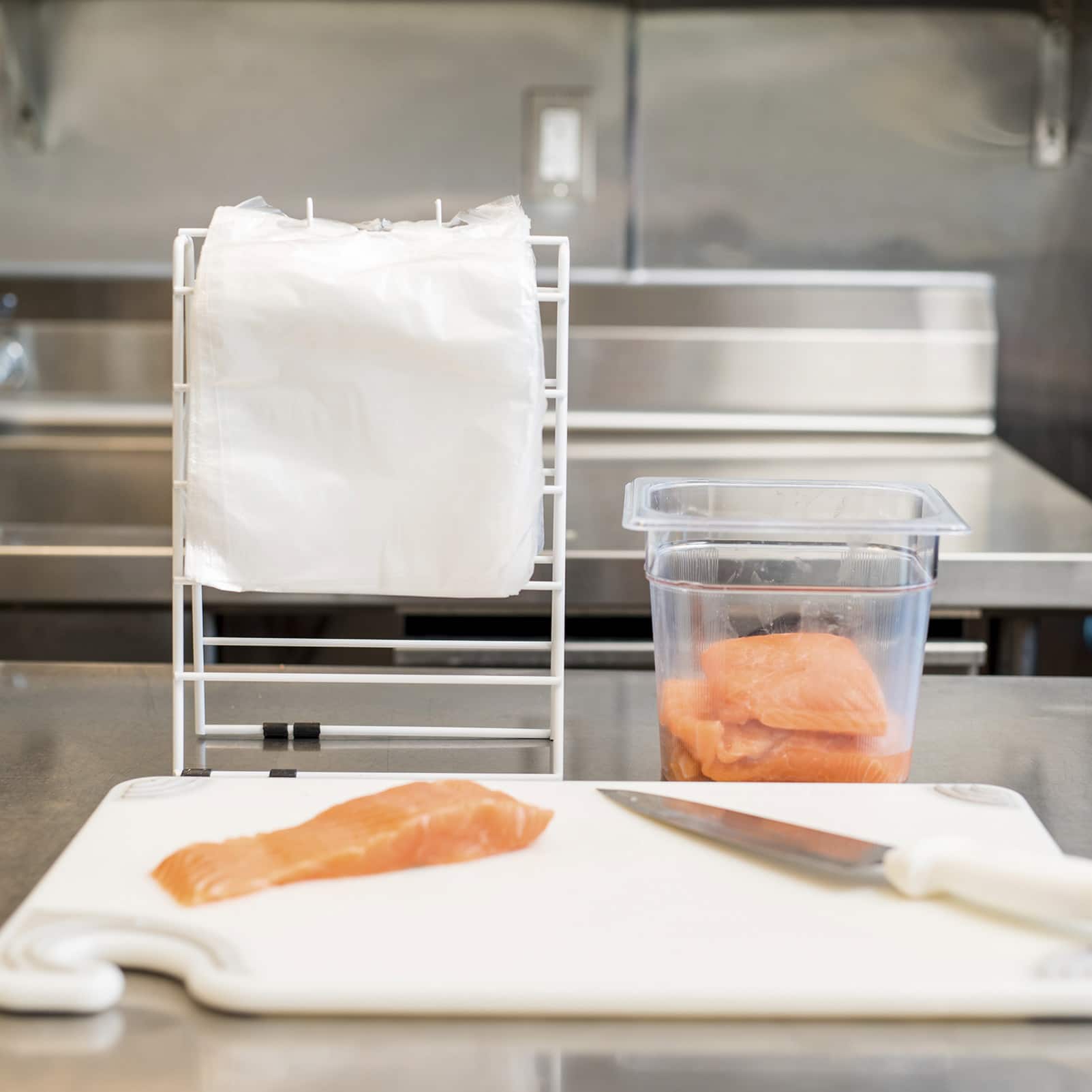 Wire Coated Portion Bag Dispenser - National Checking