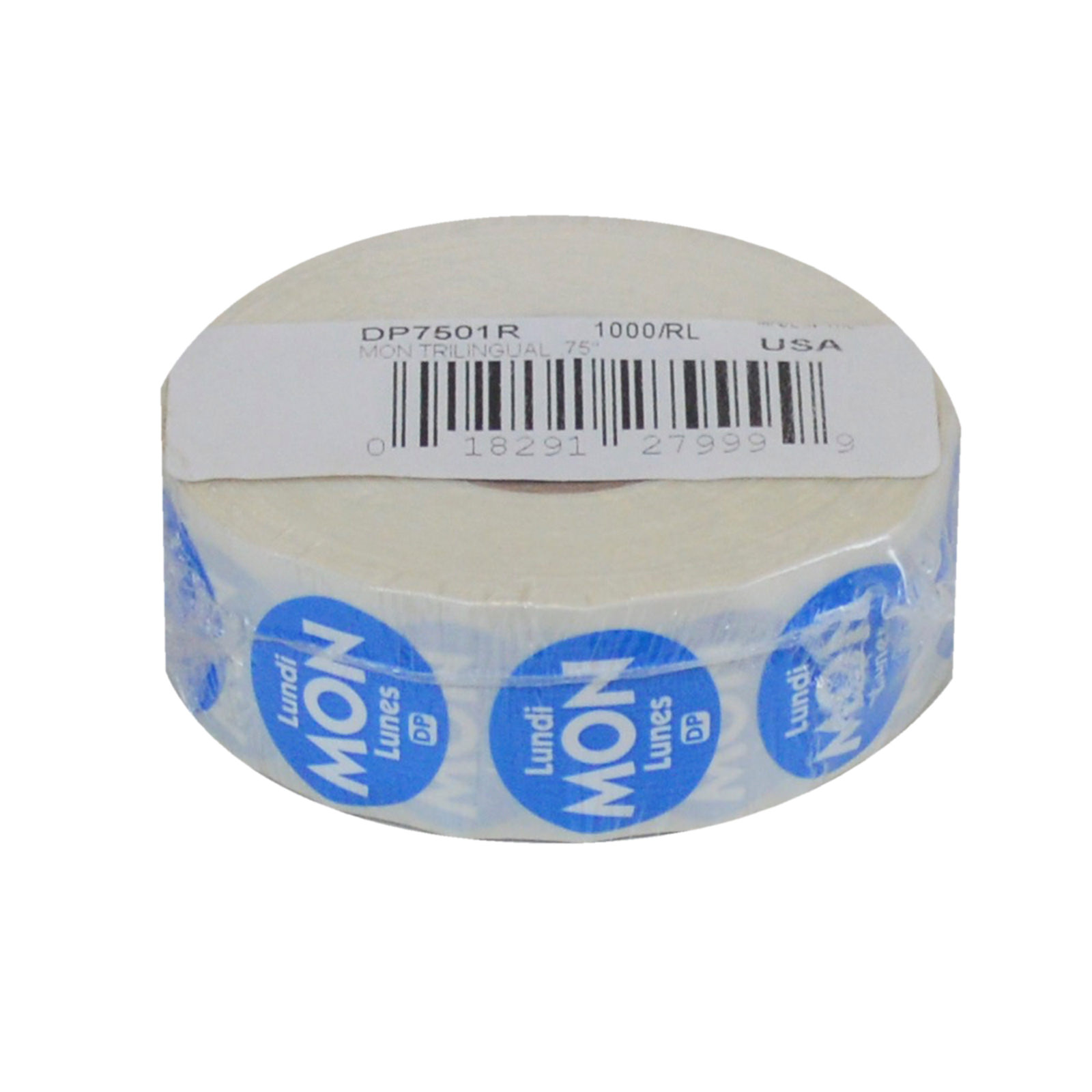 .75" Circle DuraPeel™ Day of the Week Labels - National Checking