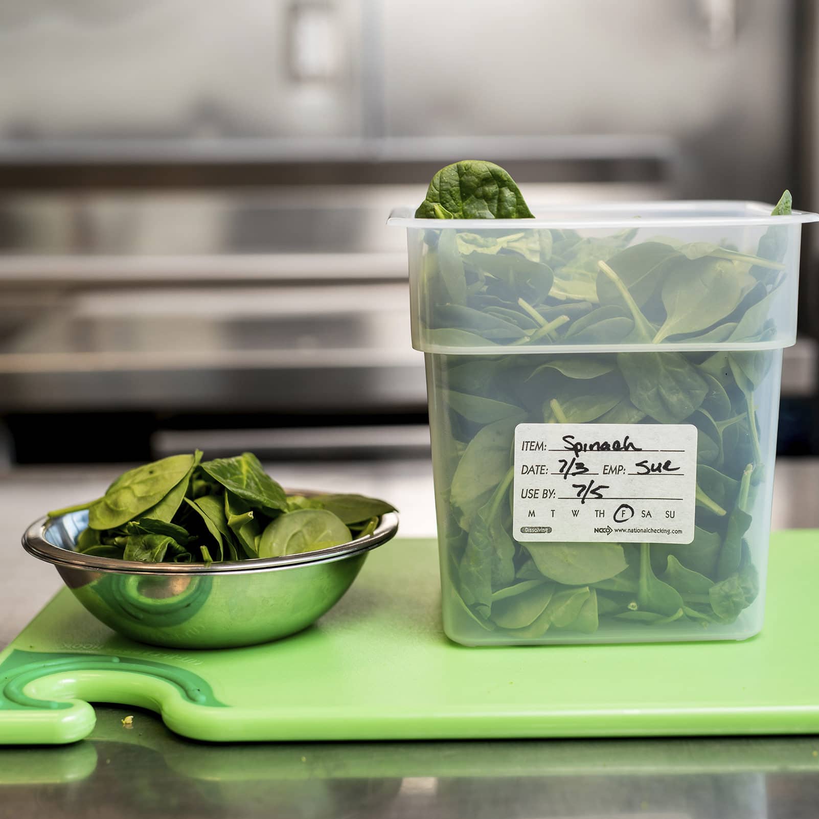 2" x 3" Shelf Life Dissolving Labels - National Checking