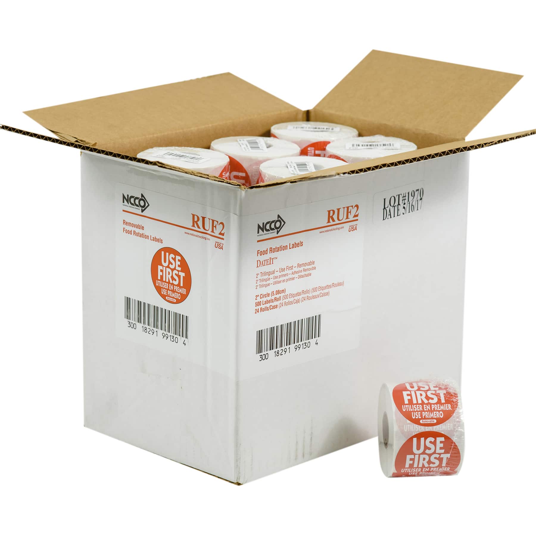 2" Use First Removable Labels - National Checking