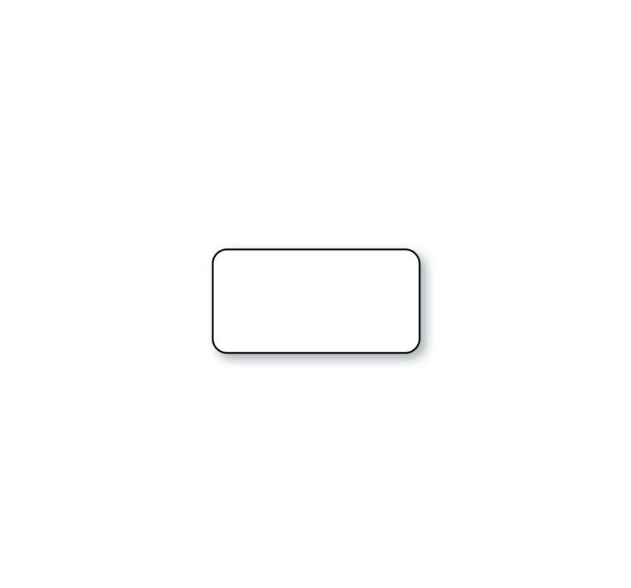 2" x 1" Dissolvable White DateCodeGenie Label - National Checking